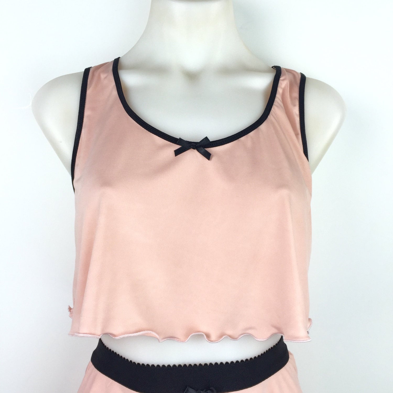 Peach camisole cute pastel lingerie | Etsy