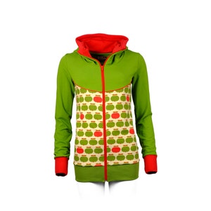 Hooded Jacket apple Green - Etsy