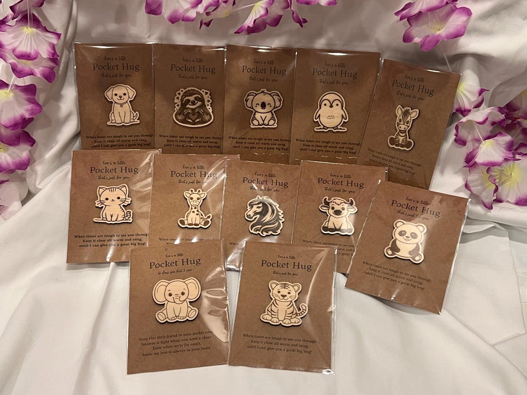 Pocket Hug Cute Animal | Comfort Gift | Thinking of You | Friend Gifts ...