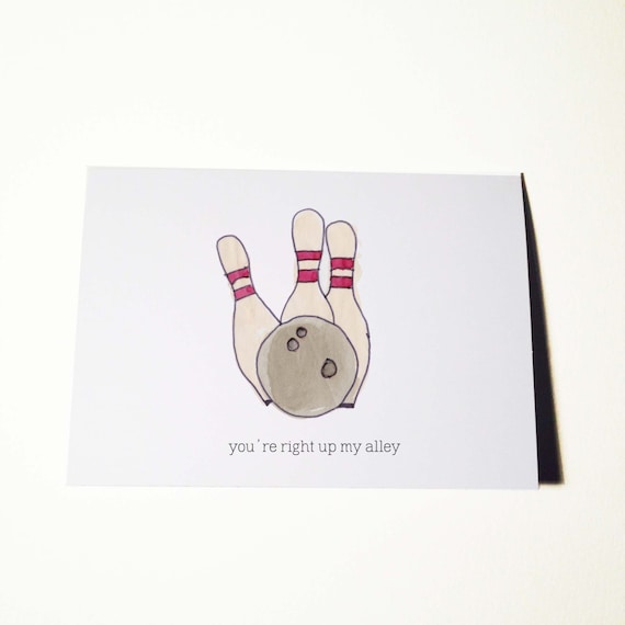 Right up My Alley Card - Etsy