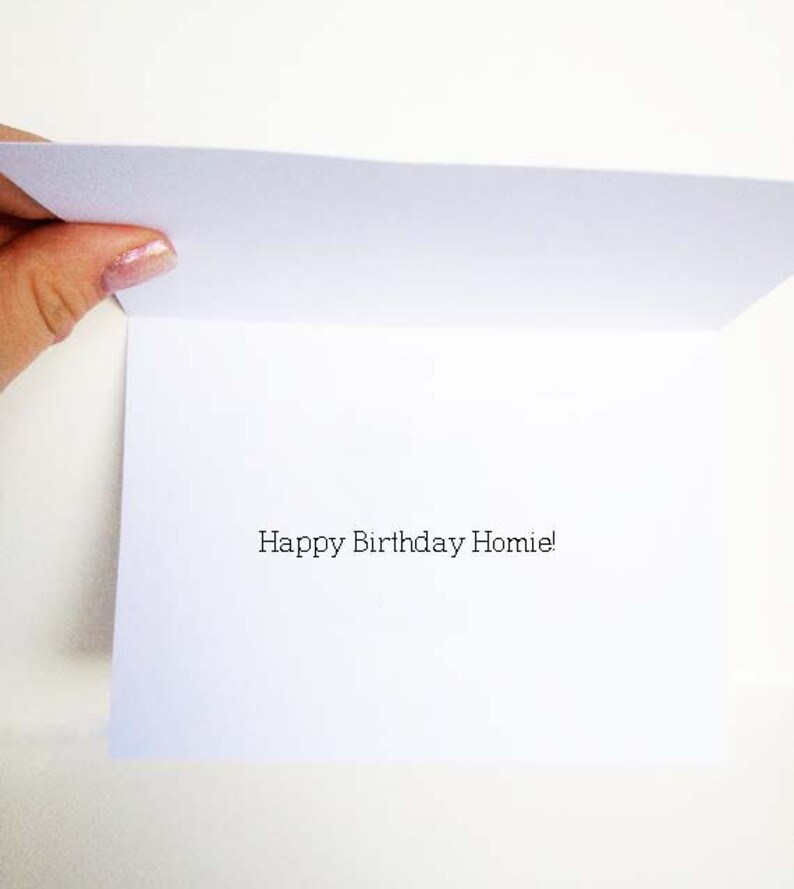 Happy Birthday Homie Card - Etsy