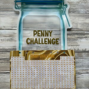 Penny Challenge, Savings Jar, Savings Challenge, 365 Day Savings ...
