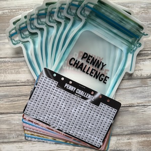 Penny Challenge, Savings Jar, Savings Challenge, 365 Day Savings ...