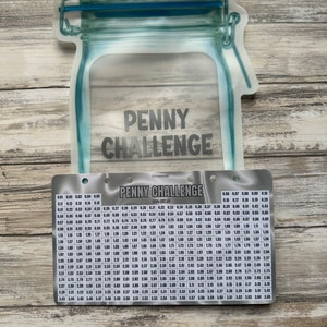 Penny Challenge, Savings Jar, Savings Challenge, 365 Day Savings ...