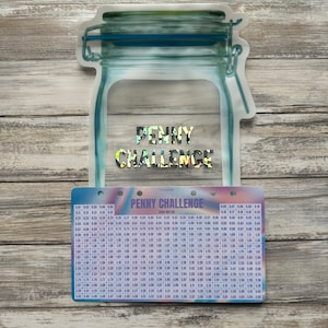Penny Challenge, Savings Jar, Savings Challenge, 365 Day Savings ...