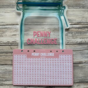Penny Challenge, Savings Jar, Savings Challenge, 365 Day Savings ...