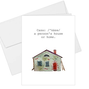 Congratulations, New Home Card, Single Card - Etsy