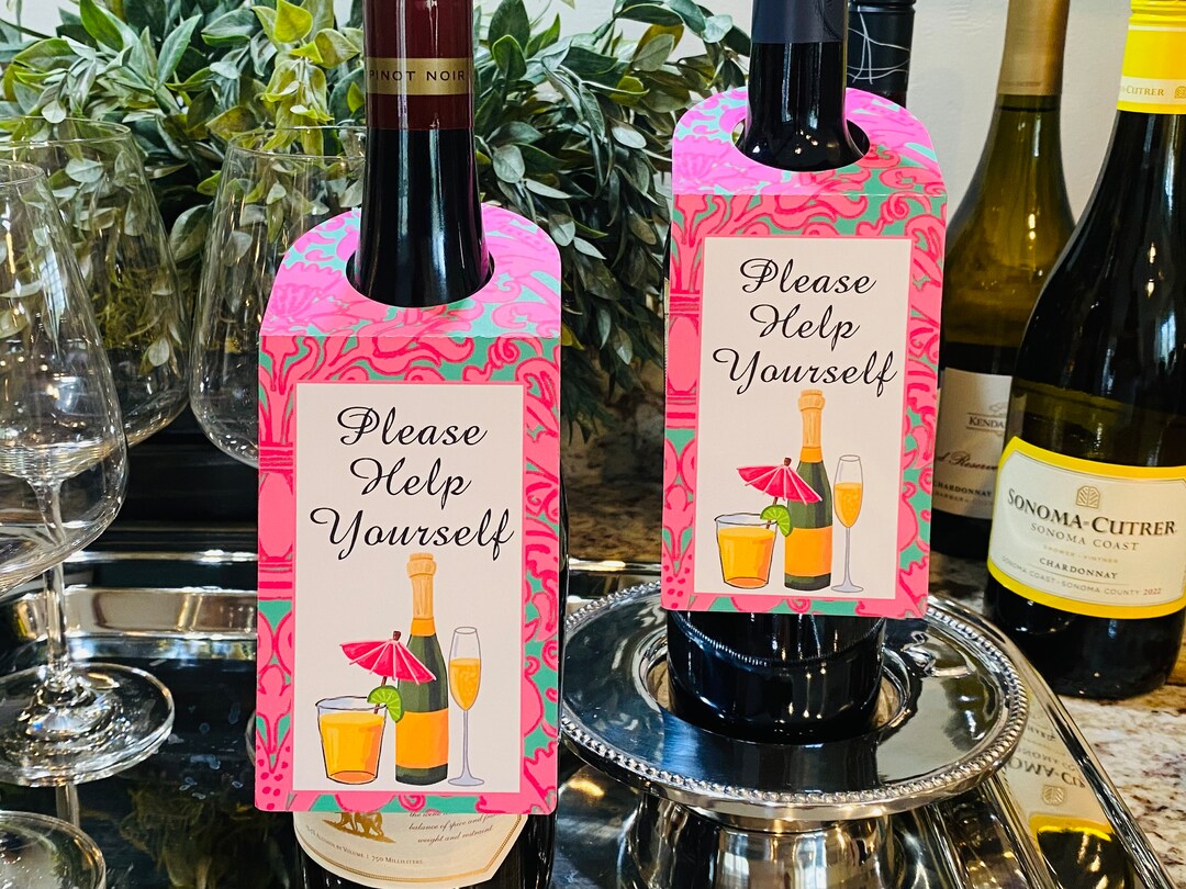 Party Decorations for Bar, Help Yourself Bar Sign, Bachelorette Party ...