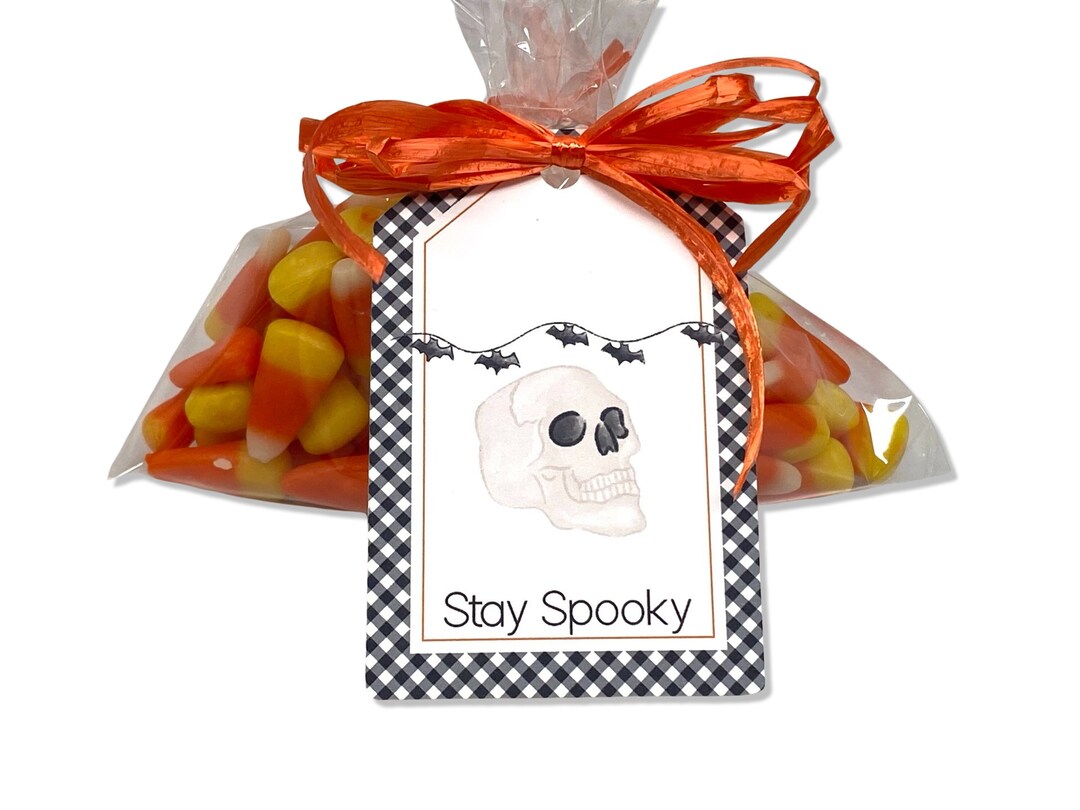 Spooky Halloween Gift Tags, Trick-or-treat Tags, Enclosure Cards - Etsy