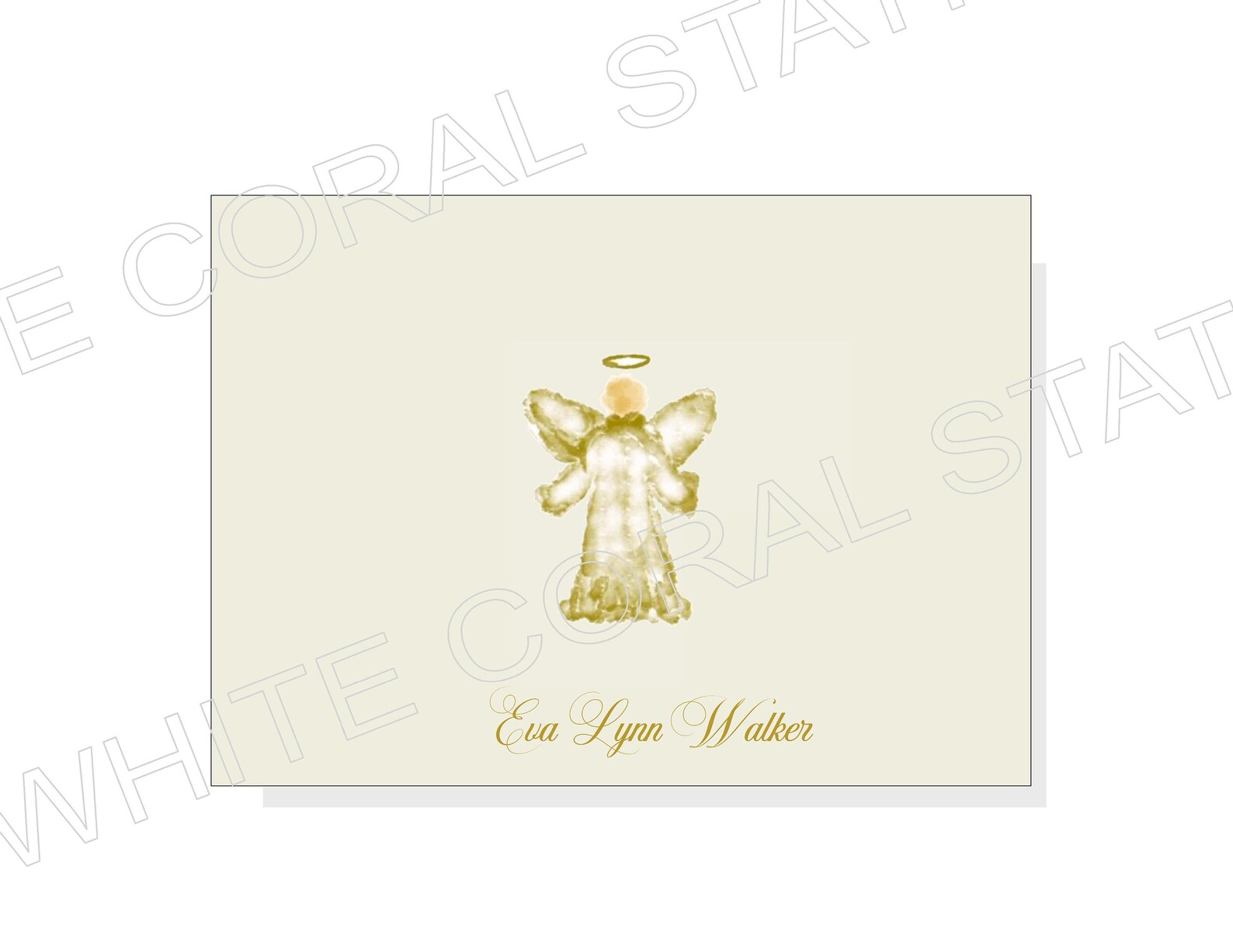Angel Stationery Set Thank You Cards Set of 10 Blank Note - Etsy
