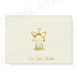 Angel Stationery Set Thank You Cards Set of 10 Blank Note | Etsy