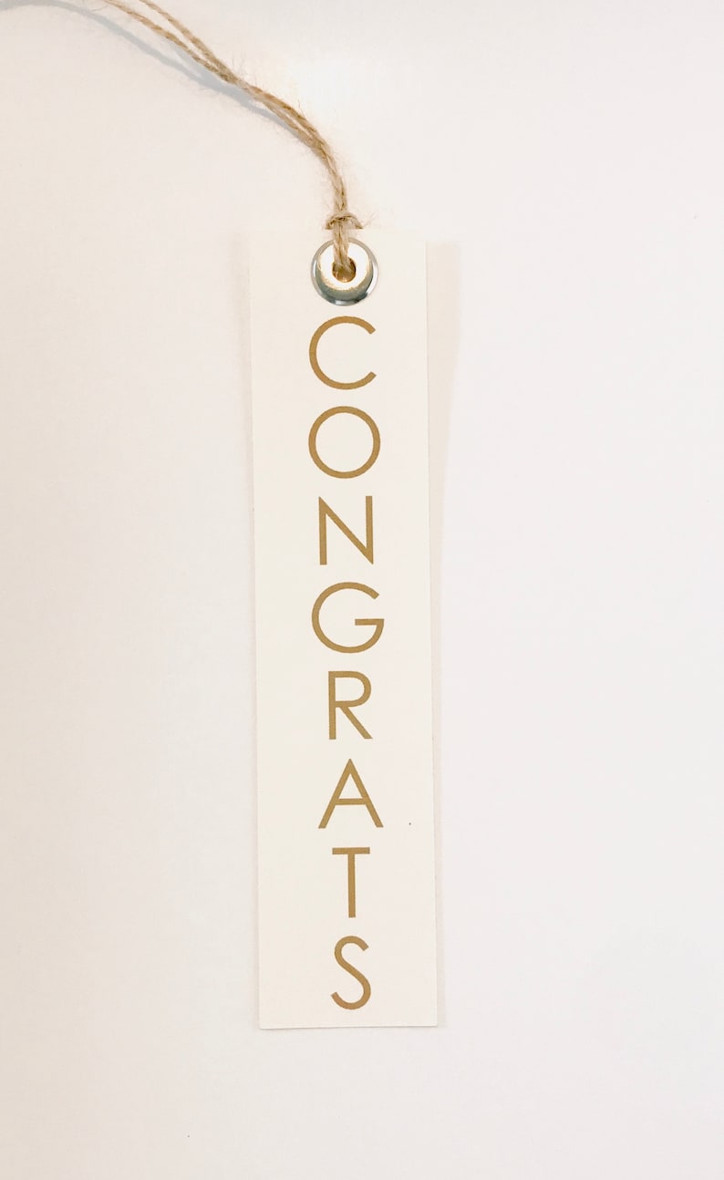 Congratulations Gift Tags Wedding Tags Party Favors Set of - Etsy