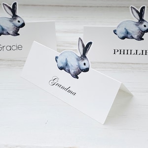Easter Bunny Place Cards, Easter Table Cards, Set of 8 Seating Cards - Etsy