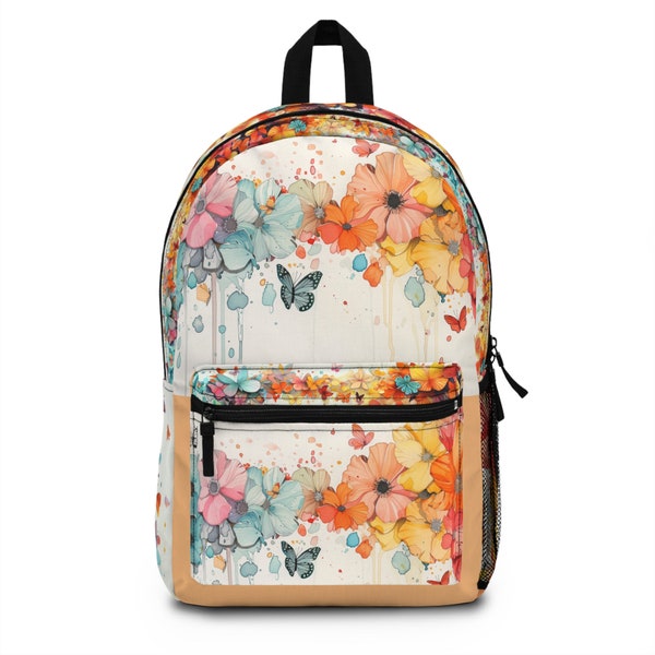 Floral Backpack - Etsy