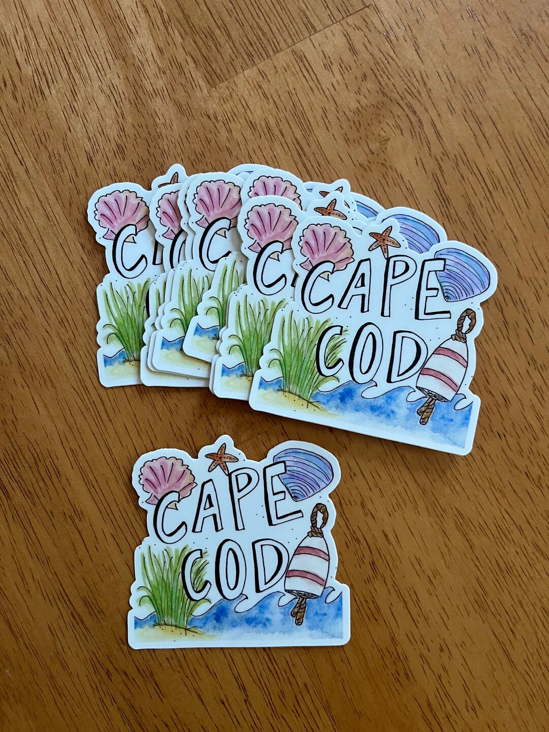 Cape Cod Die-cut Vinyl Stickers - Etsy