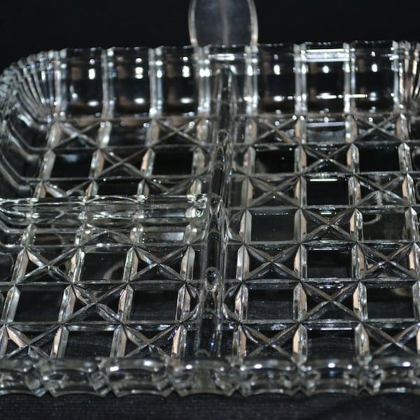 Cut Glass Tray - Etsy