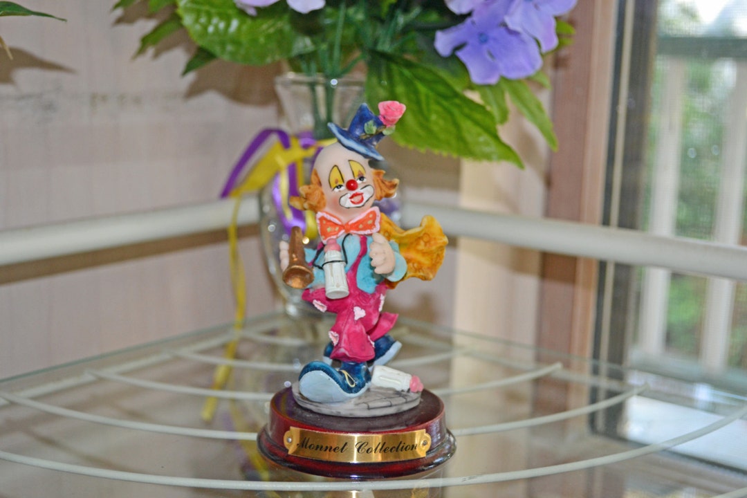 Monnet Collection Ceramic Clown - Etsy
