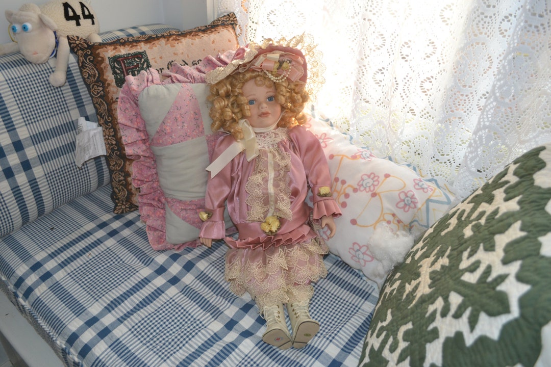 Vintage Delton Corp Porcelain Handcrafted Victorian 20 Inch Doll - Etsy