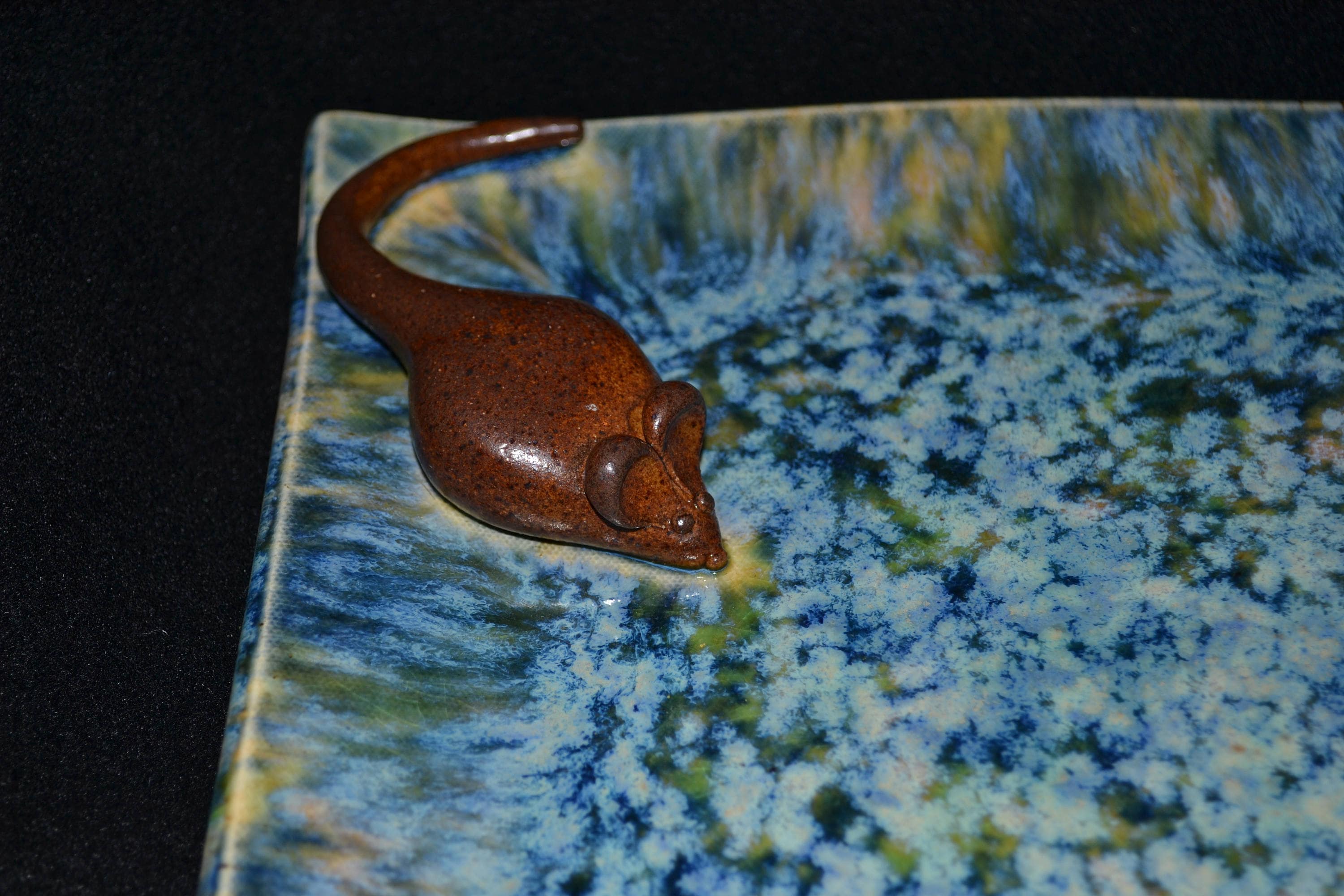 Vintage Hand Crafted Mouse Cheese Plate - Etsy