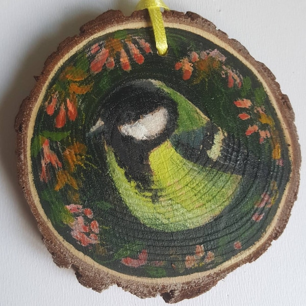 Log Slice Painting - Etsy