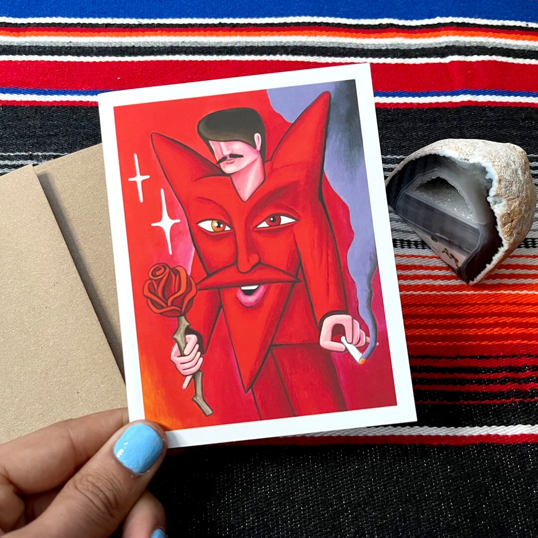 Greeting Card - "el Diablo Encantador" - Etsy