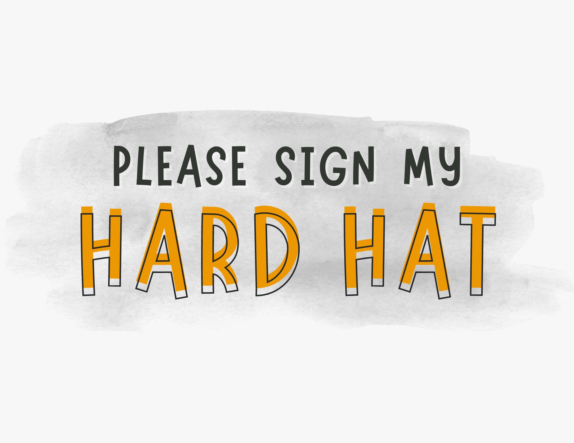 Construction Party Printable for Birthday Decorations Hard Hat Sign - Etsy