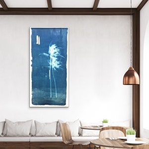 Original Cyanotype Palm Trees, Wall Hanging, Tapestry, Hawaii, Koloko ...