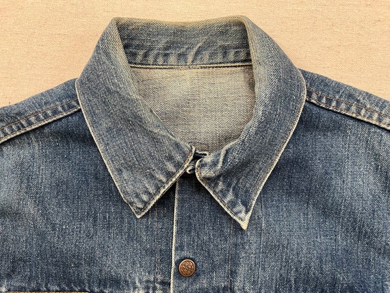 1970's, snap front, denim jacket - Gem