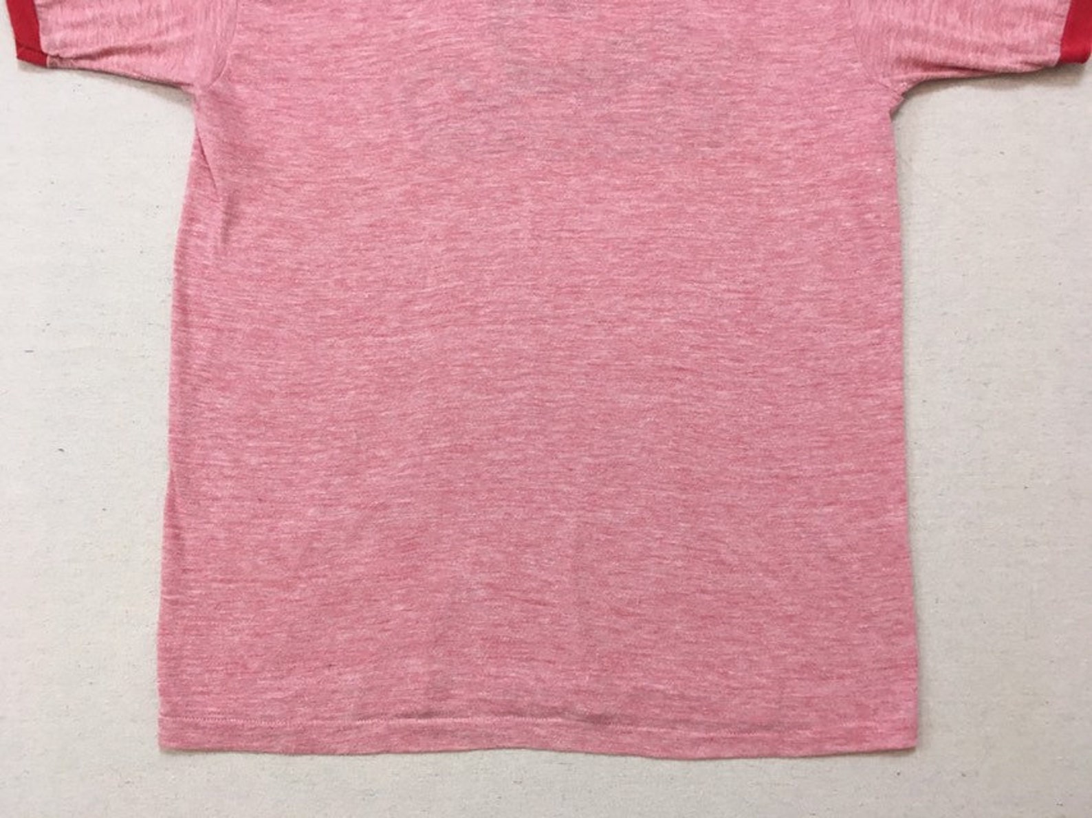 1970's The Loop FM 98 ringer tee in heathered red | Etsy