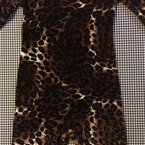 Velour, Leopard Print, Capri Length, Unitard/bodysuit, Women’s Size XS ...