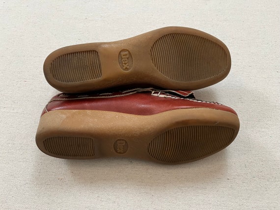 1970's, Leather, Gum Rubber Sole, Fringe Loafers in Tan by 1970's, Leather, Gum Rubber Sole, Fringe Loafers in Tan by