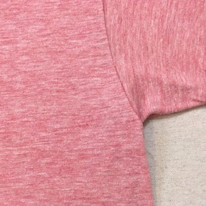 1970's, the Loop, FM 98, Ringer Tee, in Heathered Red, With Red Trim ...