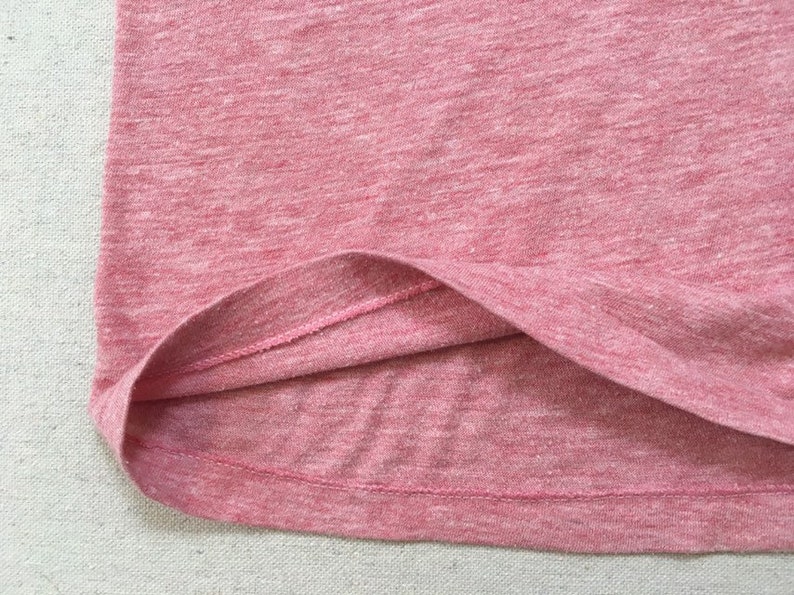 1970's the Loop FM 98 Ringer Tee in Heathered Red - Etsy