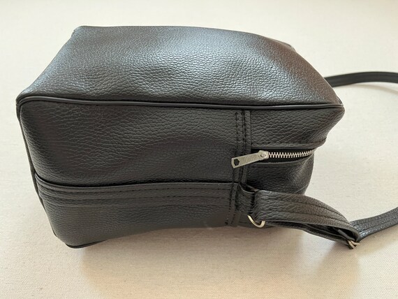 1970's, vinyl, camera bag in black - Gem