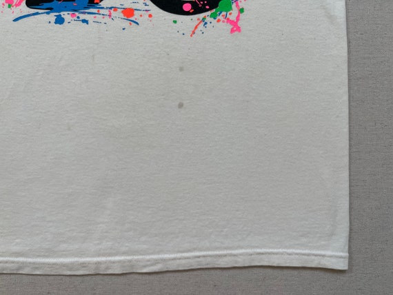 1980's, cotton, I heart DC white tee with splatter pa… - Gem