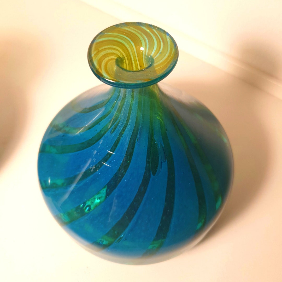 Mdina Glass Vase - Handcrafted Maltese Art Glass - Etsy