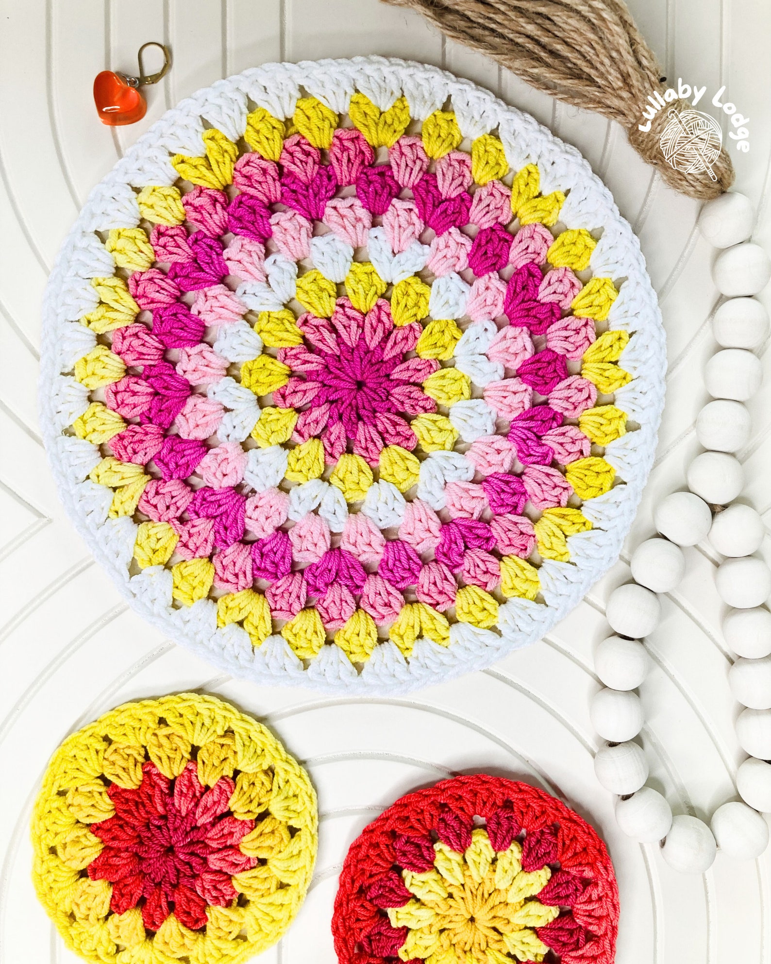 Granny Mandala Crochet Pattern PDF | Colourful & Easy DIY Crochet ...