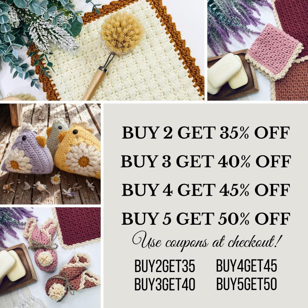 Simple Soap Sack Crochet Pattern & Video Tutorial, Easy Soap Saver Bag ...