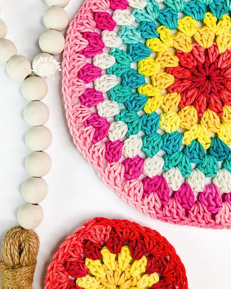 Granny Mandala Crochet Pattern PDF | Colourful & Easy DIY Crochet ...