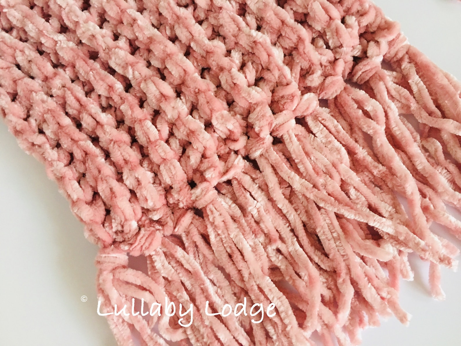 Crochet Velvet Scarf PDF PATTERN, Gorgeously Soft and Squishy Crochet ...