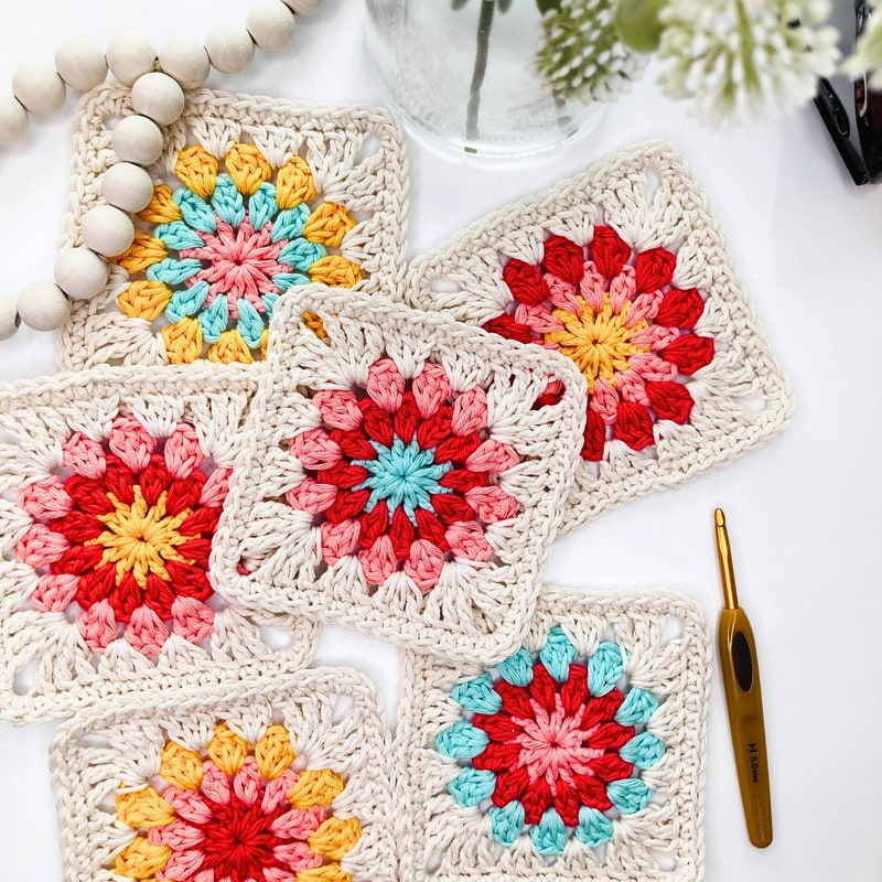 All in One Crochet Rose - Etsy