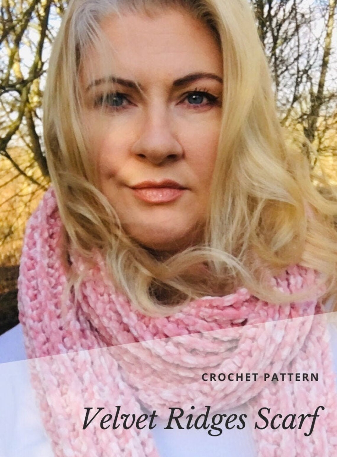 Crochet Velvet Scarf PDF PATTERN Gorgeously Soft and Squishy | Etsy