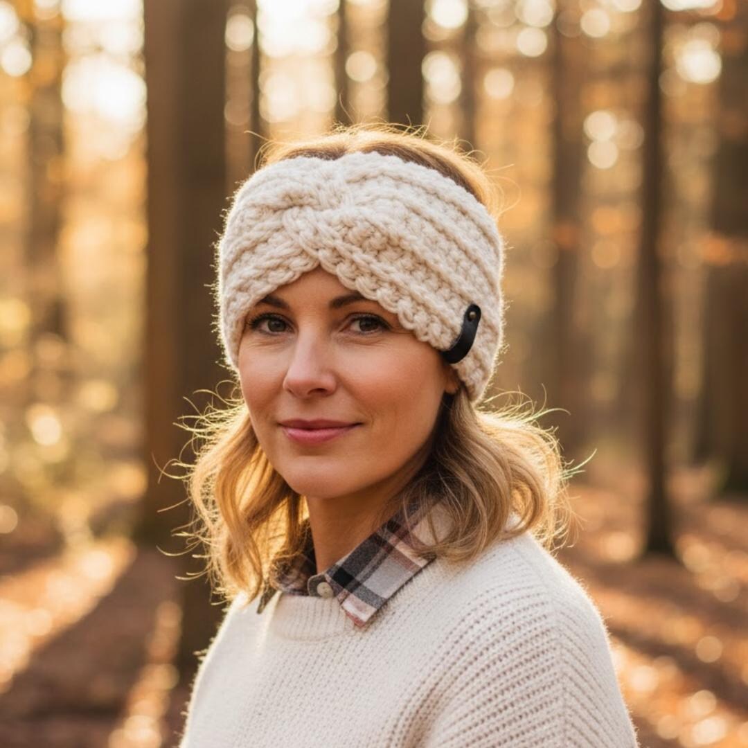 Crochet Ear Warmer Pattern & Video Tutorial, Sizes Toddler - Adult ...