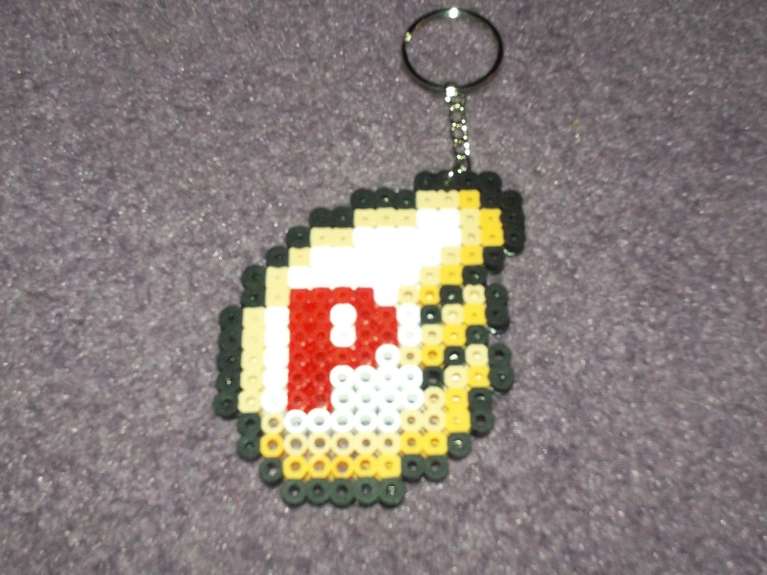 Super Mario P-wing Keychained Perler Sprite - Etsy