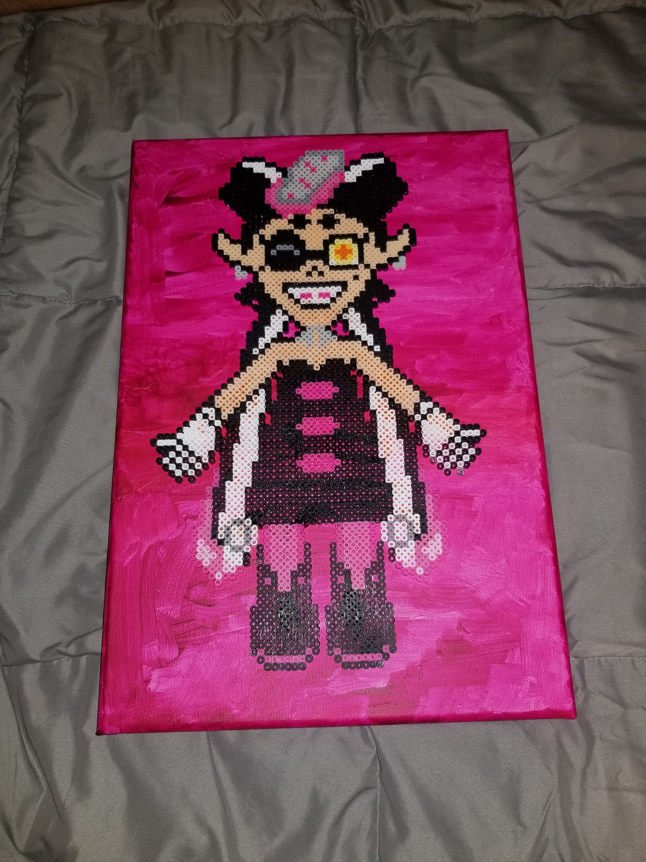 Splatoon Callie Canvased Perler Sprite - Etsy