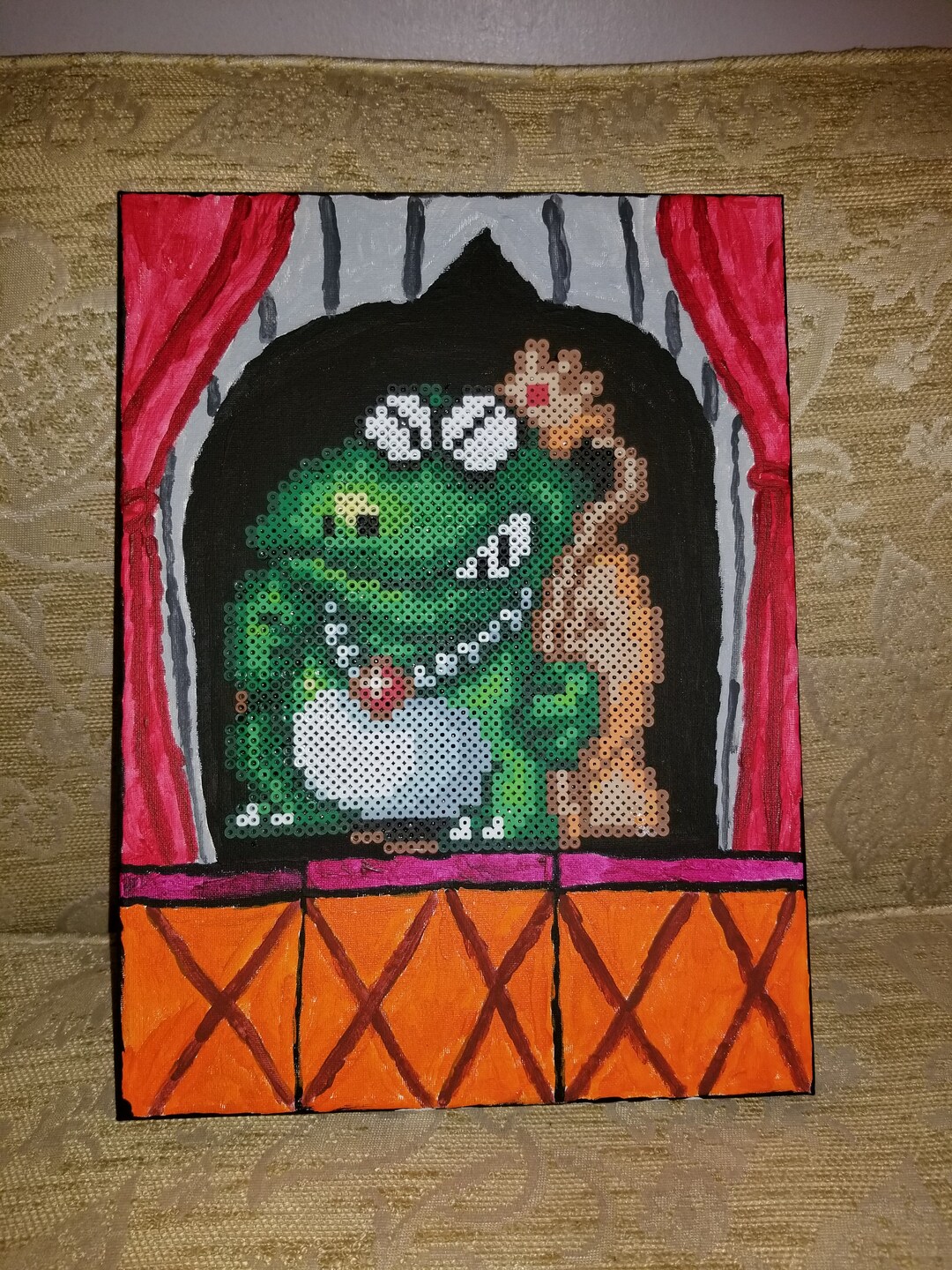 Super Mario Wart/mamu Canvased Perler - Etsy