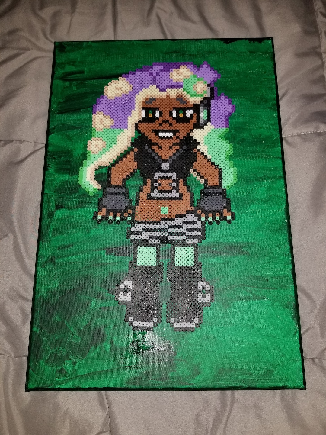 Splatoon Marina Canvased Perler Sprite - Etsy