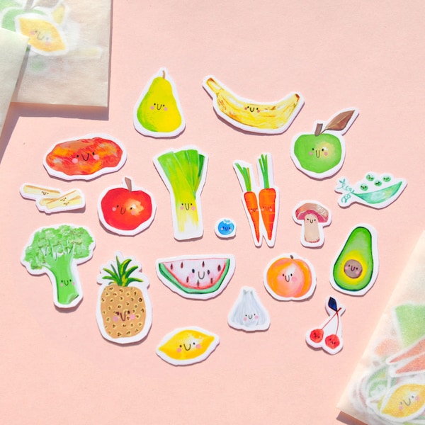 Fruit Stickers - Etsy