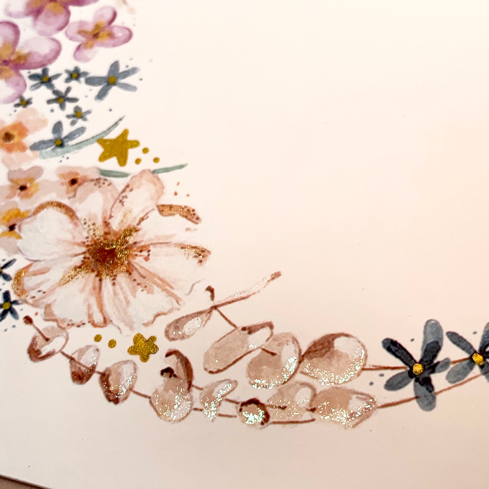 Botanical Moon Prints Two Moon Print Bundle Moon Flower | Etsy