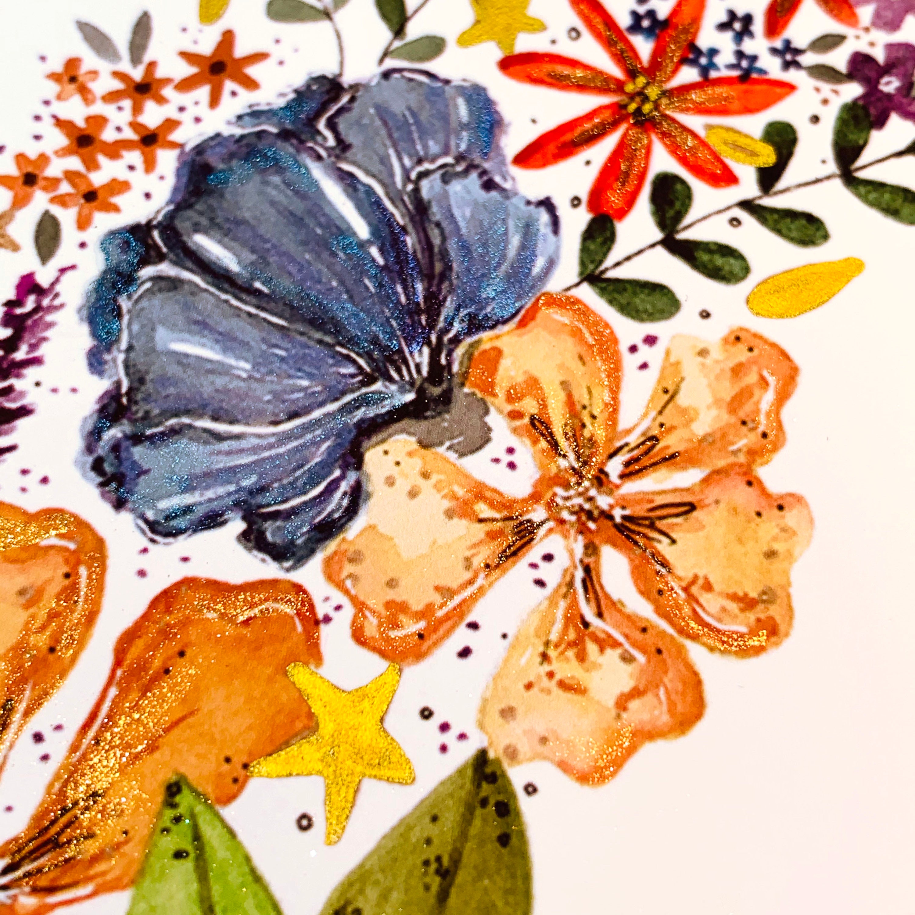 Botanical Moon Prints Two Moon Print Bundle Moon Flower | Etsy